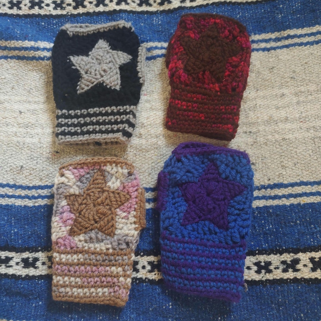Star Fingerless Gloves - Etsy