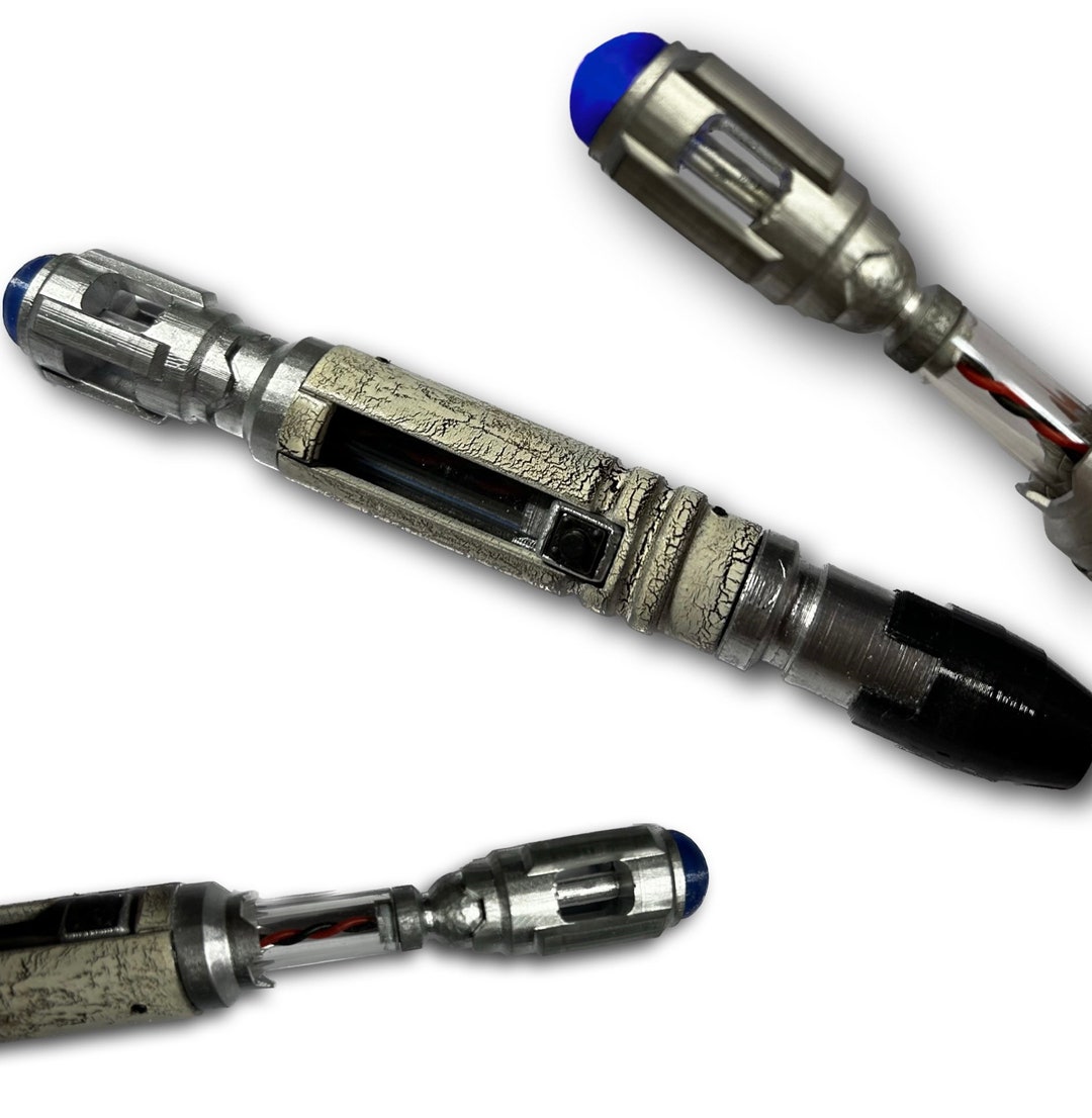 The Aztec Wide Slider Doctor Who Silver 10th Doctors Sonic Screwdriver ...