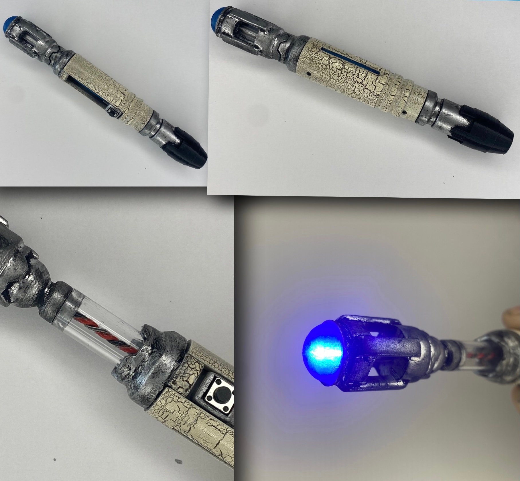 10th Doctor Who Aztec Extending Emitter Sonic Screwdriver Replica - Etsy