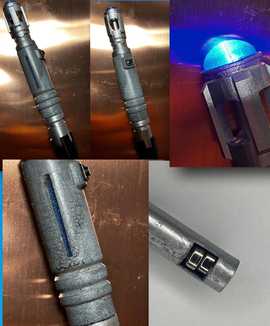 The Aztec Doctor Who 10th Doctors Sonic Screwdriver Grey LED Light up ...