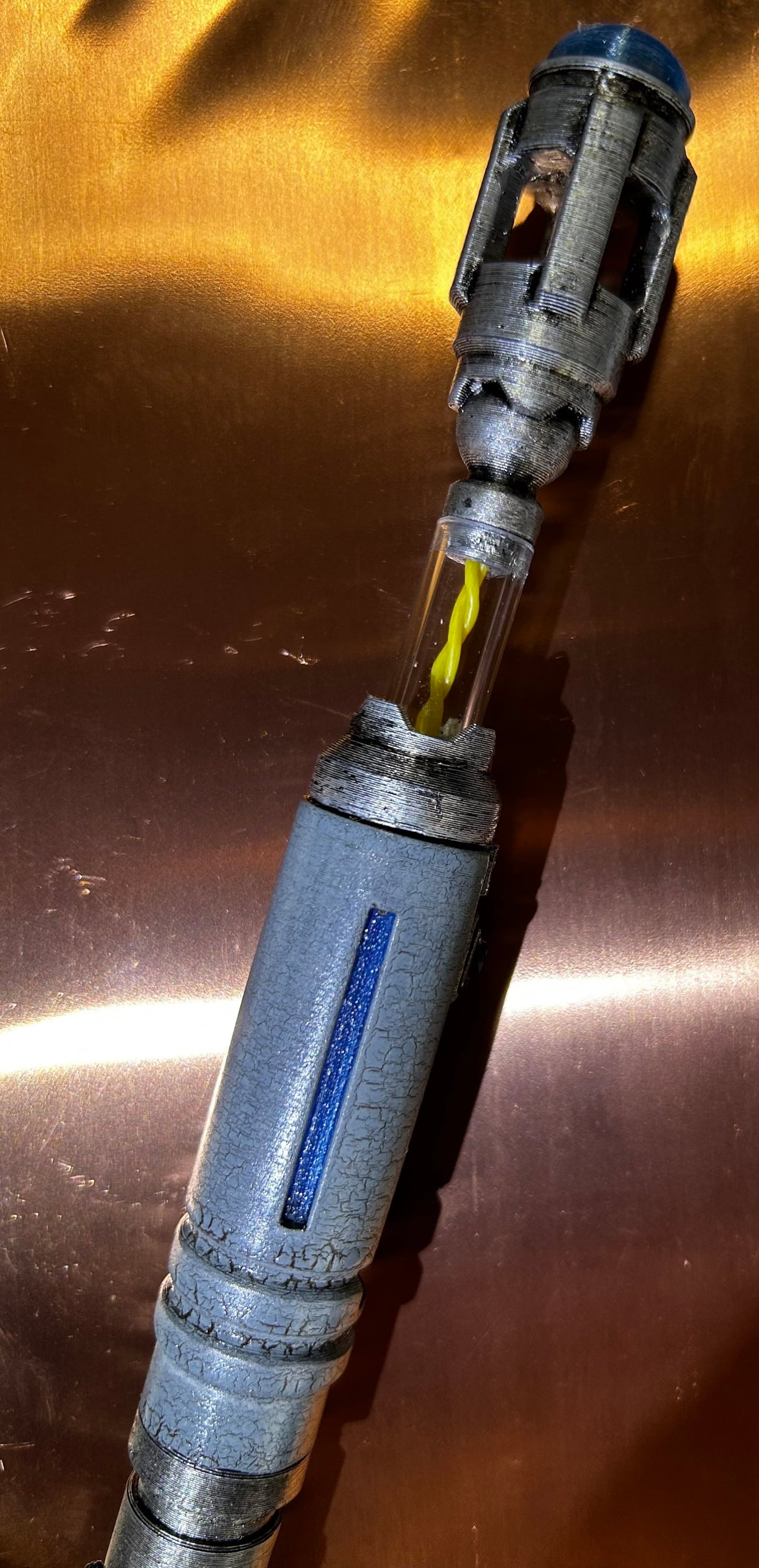 Doctor Who 10th Doctors Sonic Screwdriver Grey Wide Slider LED Light up ...