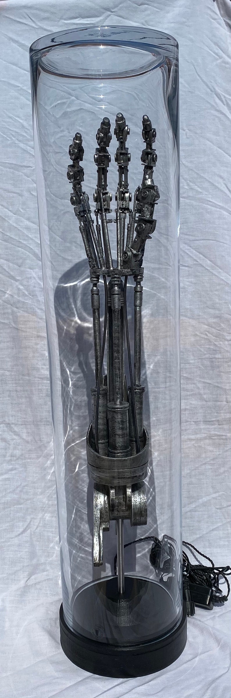 T2 Terminator T-800 Endoskeleton Arm Light up Display Life Size - Etsy
