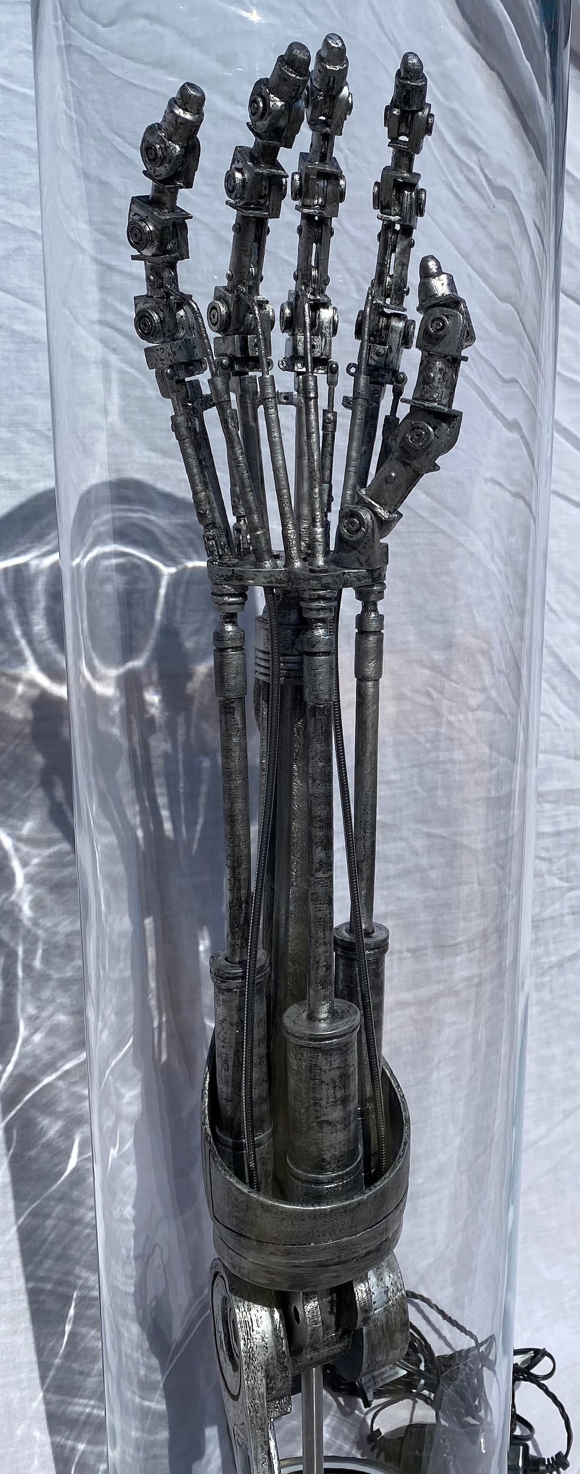 T2 Terminator T-800 Endoskeleton Arm Light up Display Life Size - Etsy