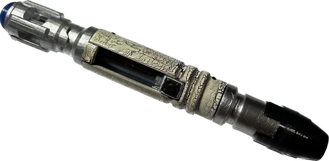 The Aztec Wide Slider Doctor Who Silver 10th Doctors Sonic - Etsy