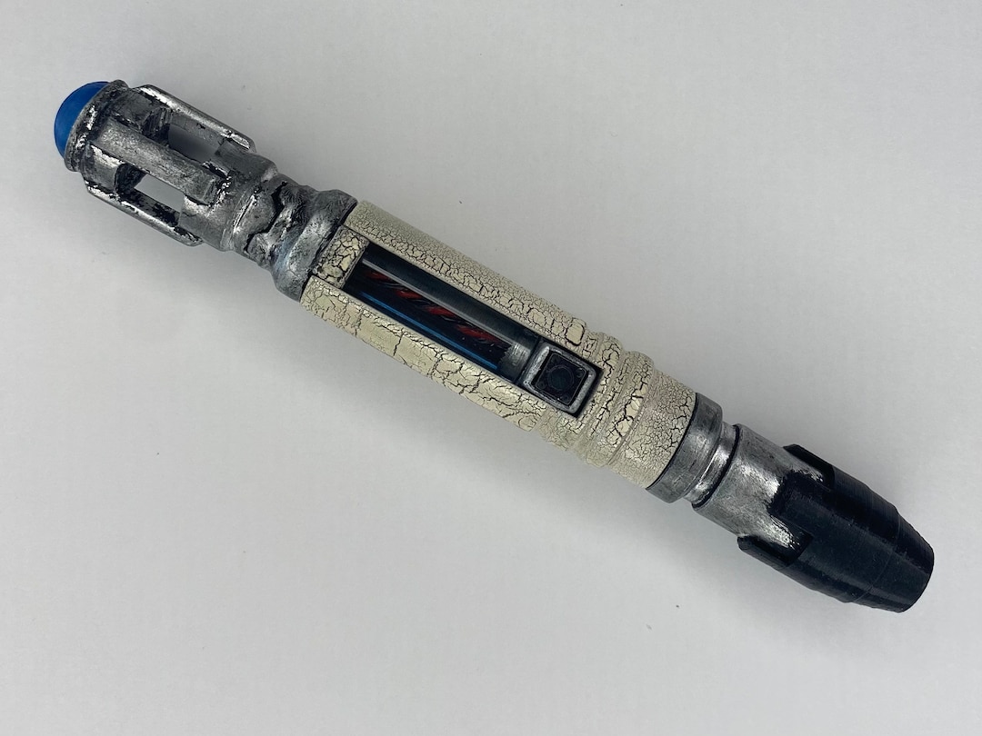 10th Doctor's Sonic Screwdriver Prop Replica: Aztec Wide Slider, LED ...