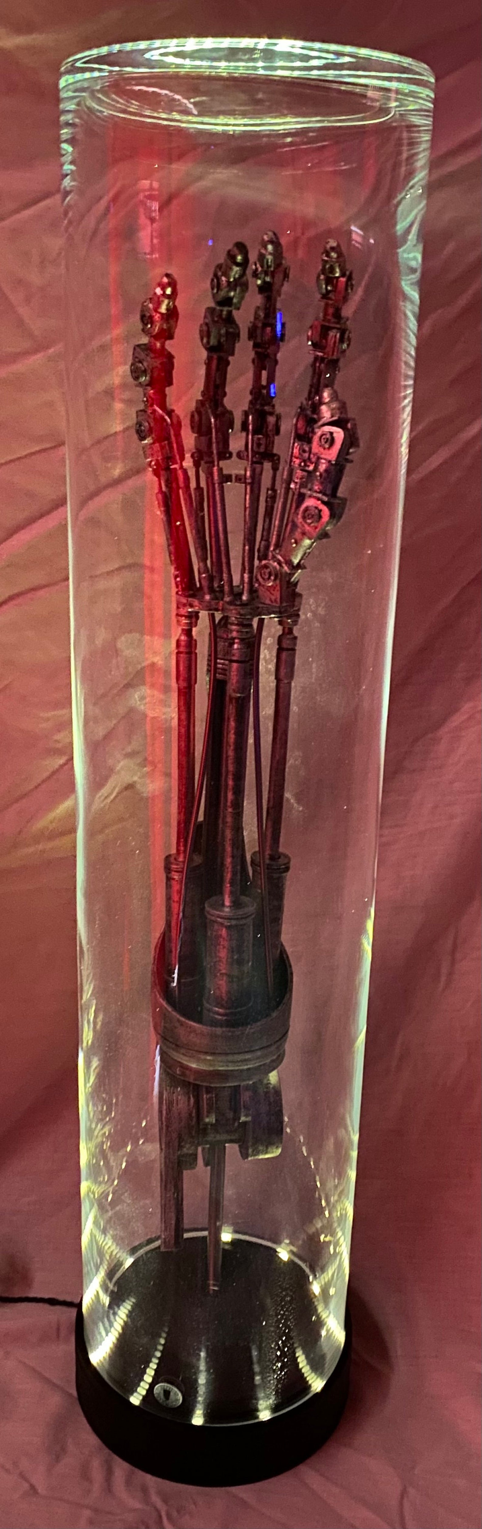 T2 Terminator T-800 Endoskeleton Arm Light up Display Life Size - Etsy