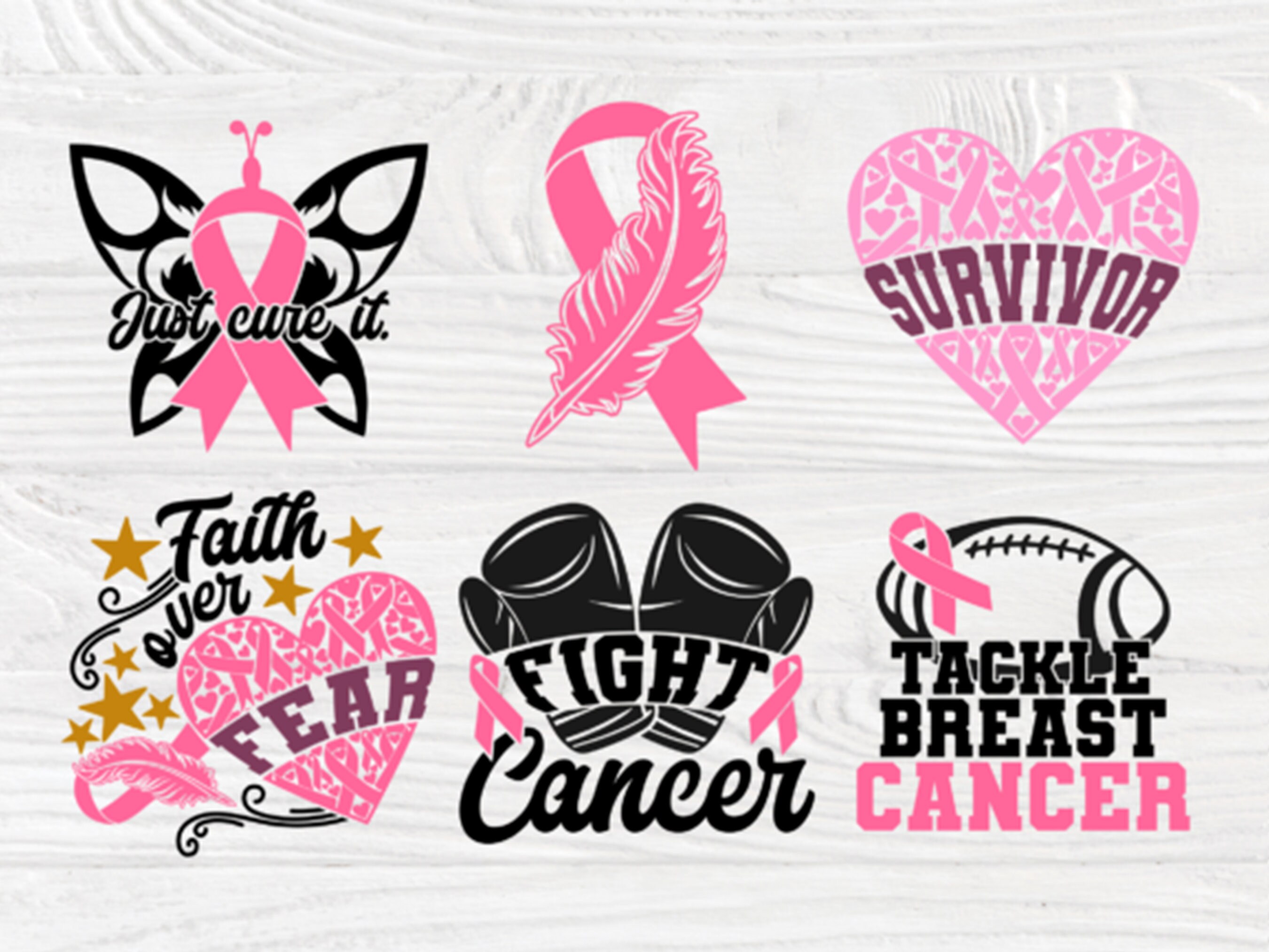 Cancer SVG Bundle, gráfico svg cut files - Etsy México