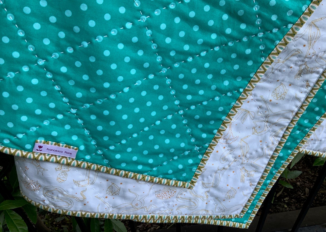 Handmade Modern One-piece Cloth Quilt, Gender Neutral. - Etsy