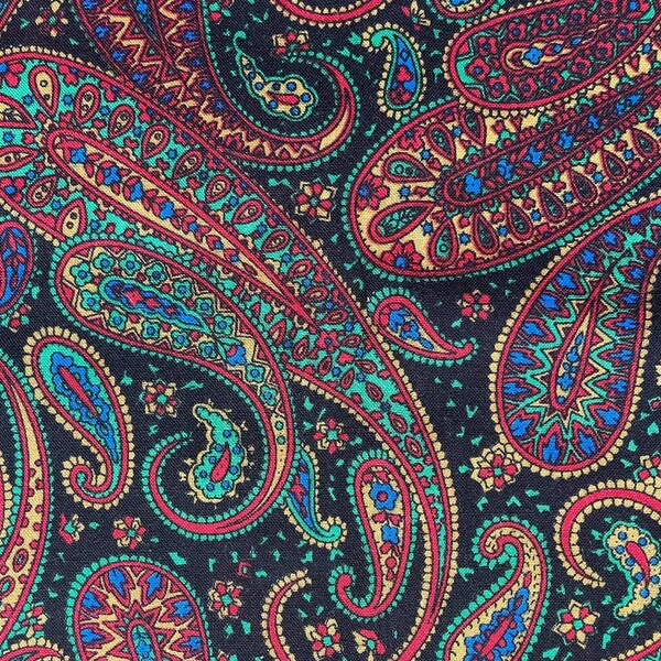 Paisley Fabric - Etsy