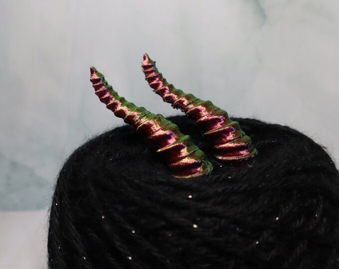 Colour-shifting Big Hanan Horns for Amigurumi, Dolls - Etsy