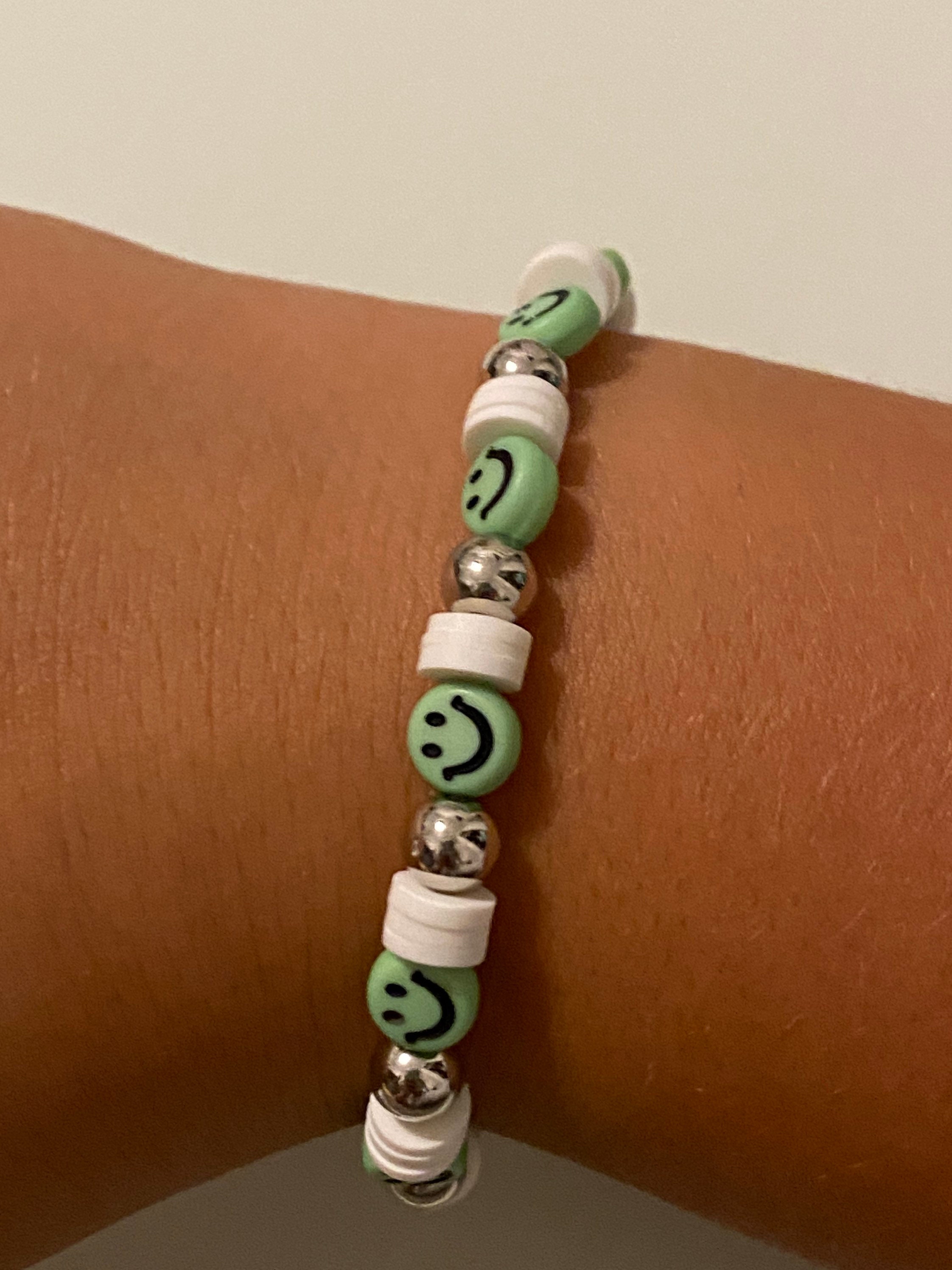 Green Smiley Face - Etsy