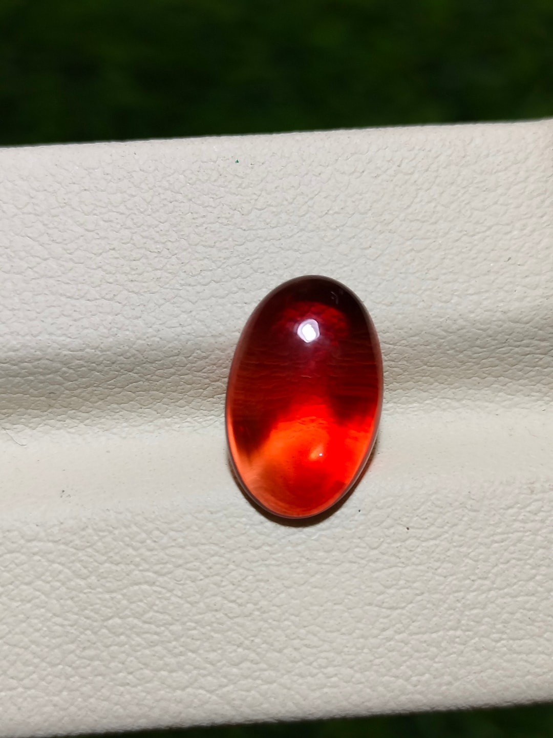 Natural Red Andesine Labradorite Oval Cabochon for Jewelry Making Loupe ...