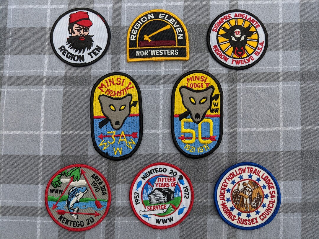 Boy Scout of America BSA Various Patches - Vintage 1950’s, 1960’s, 1970 ...