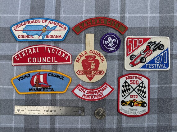 Boy Scout of America BSA Various Patches - Vintage 19… - Gem