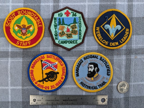 vintage bsa patches boy - Gem