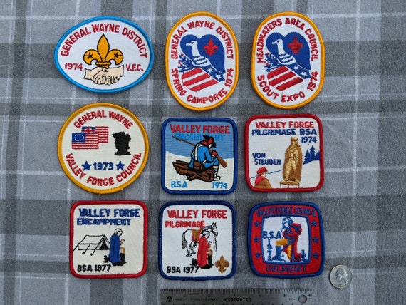 vintage bsa patches boy - Gem