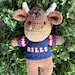 Billy the Buffalo - Buffalo Bills Crochet Stuffed Animal - Etsy