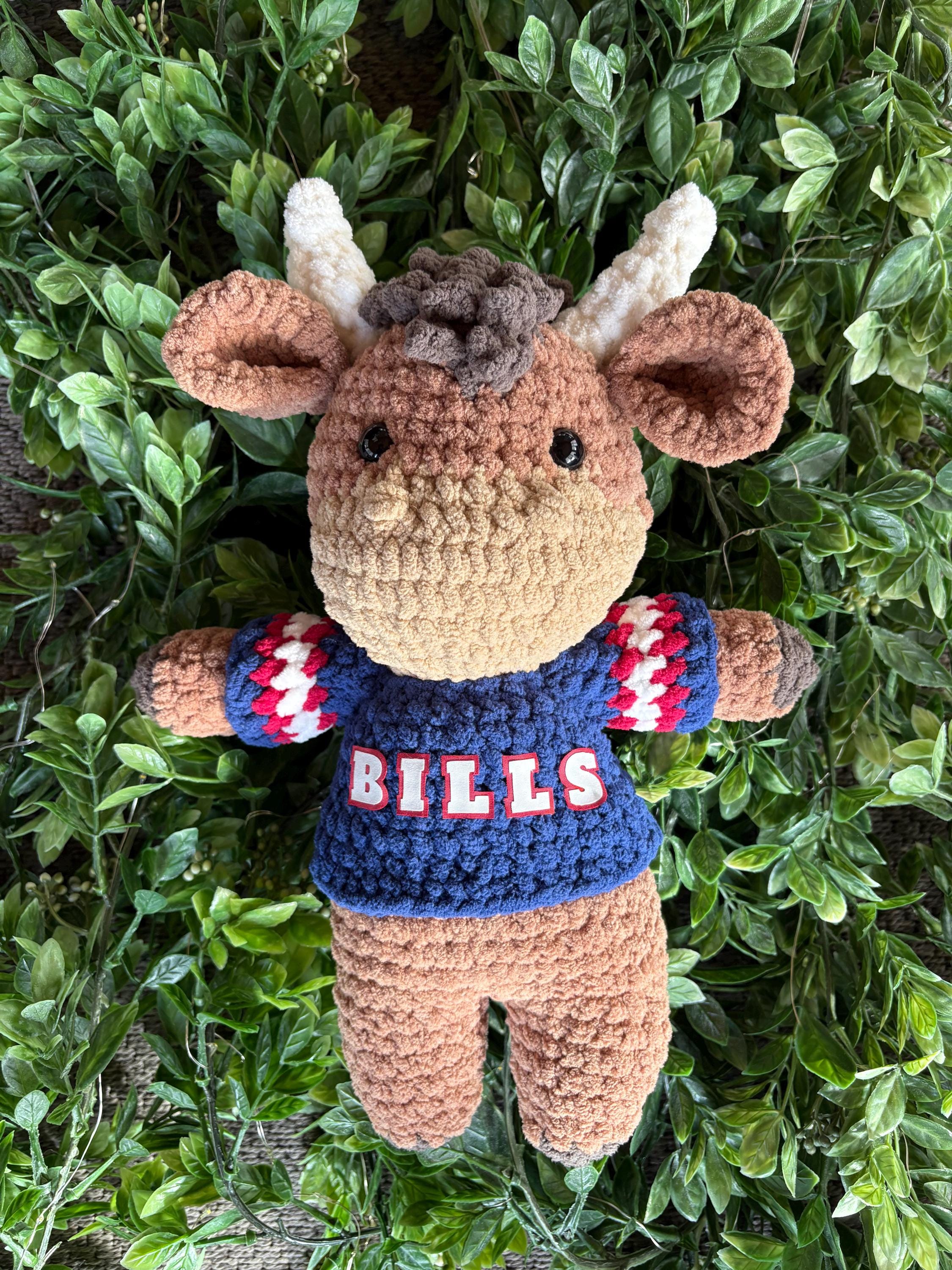 Billy the Buffalo - Buffalo Bills Crochet Stuffed Animal - Etsy