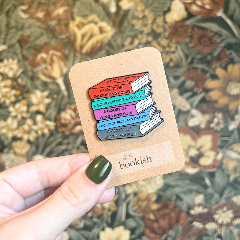 Book Enamel Pin - Etsy