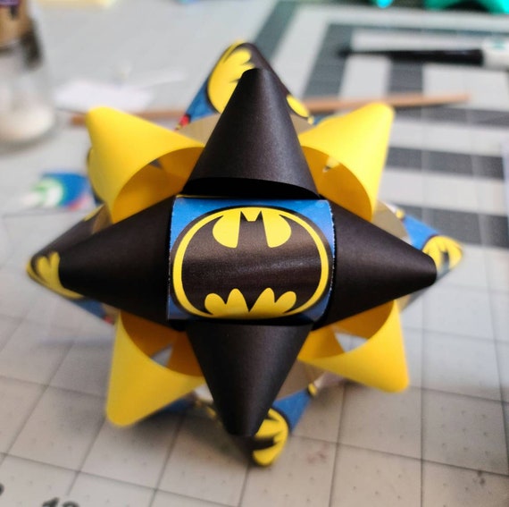 Gift Bow Old School Batman Logo Big Paper Gift Bow - Etsy