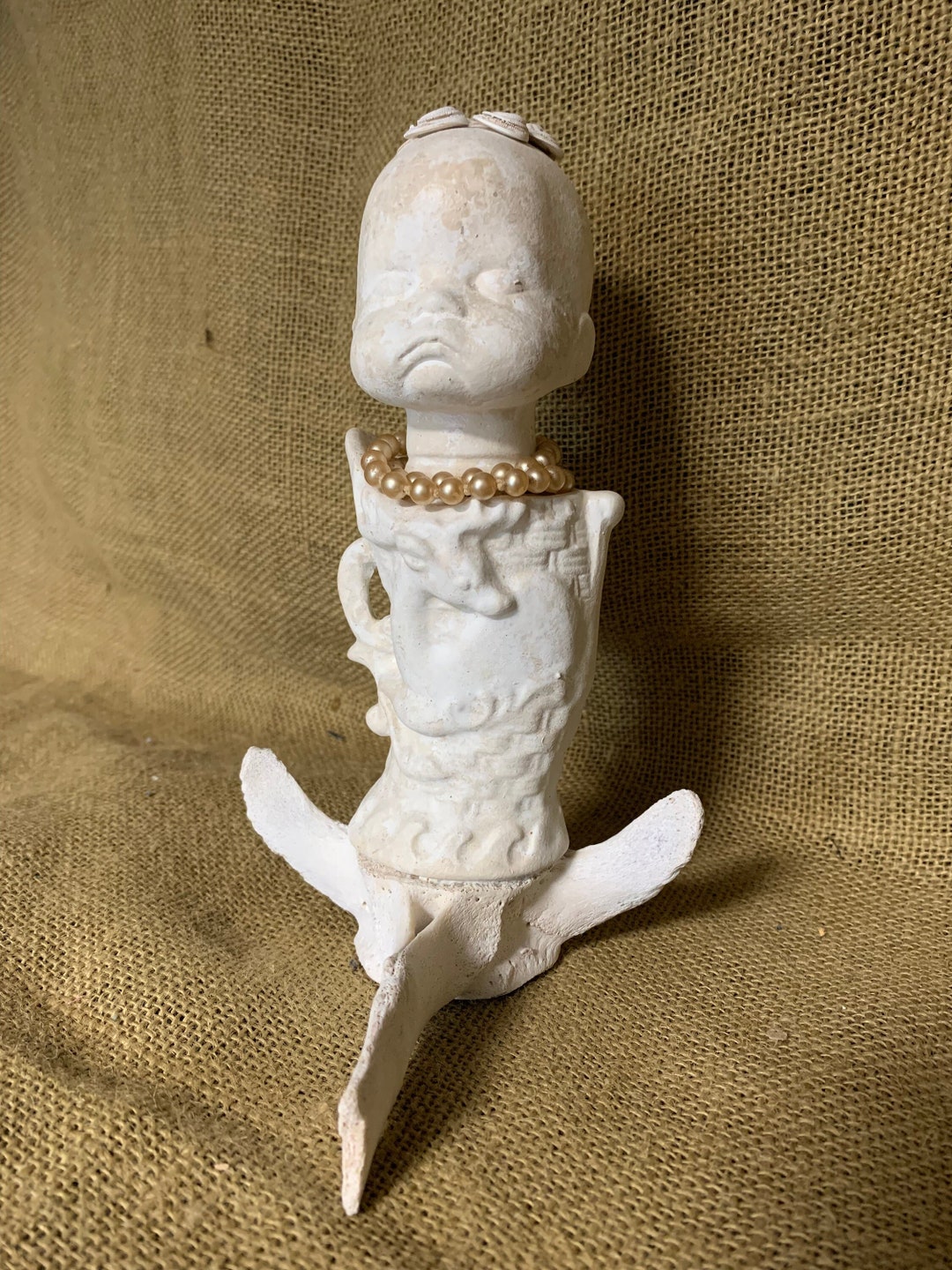 Bone Baby, Dolloween, Creepy Dolls, Unique Gifts, Creepy Art, Bone Art ...