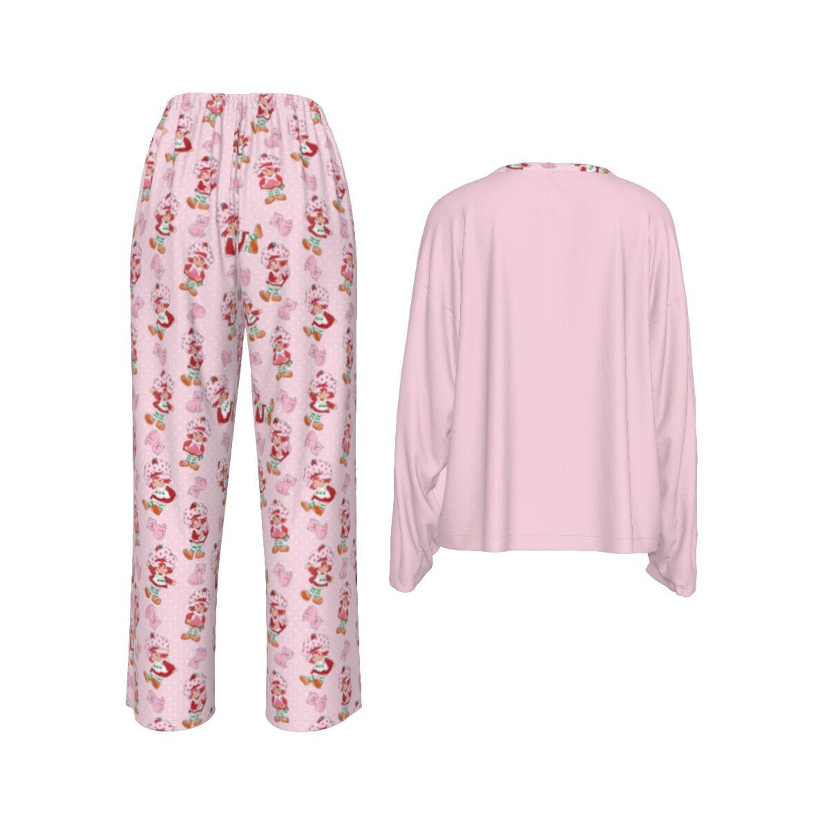 Strawberry Vintage Cartoon 80's Cartoon Woman's Sleepwear Pj's Sleep ...