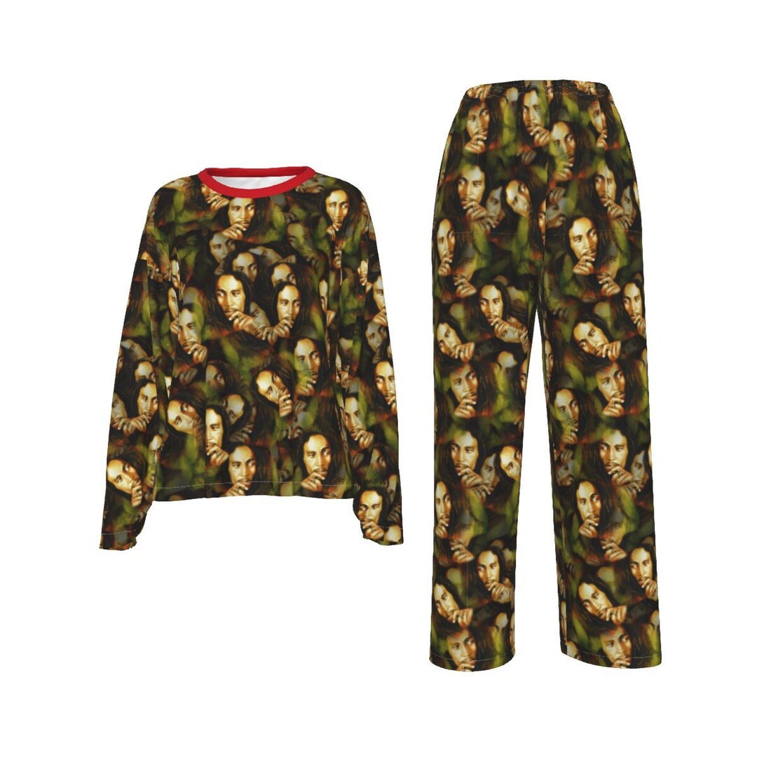 Bob *reggee Vibes*rasta Vibes* Men's & Women's Long-sleeve Top Pants ...