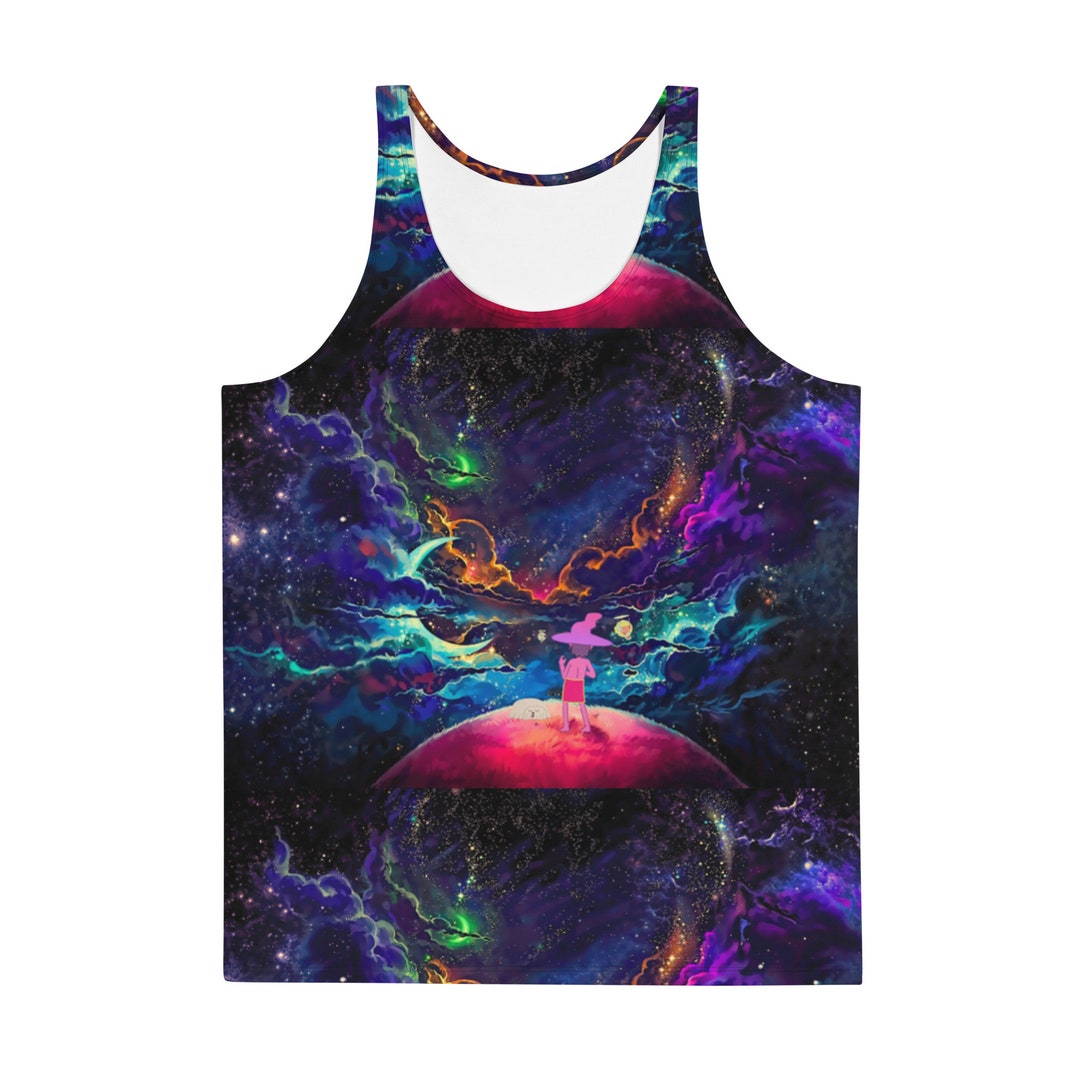Midnight Gospel Clancy Tank Top: Trippy Rave Festival Shirt - Etsy