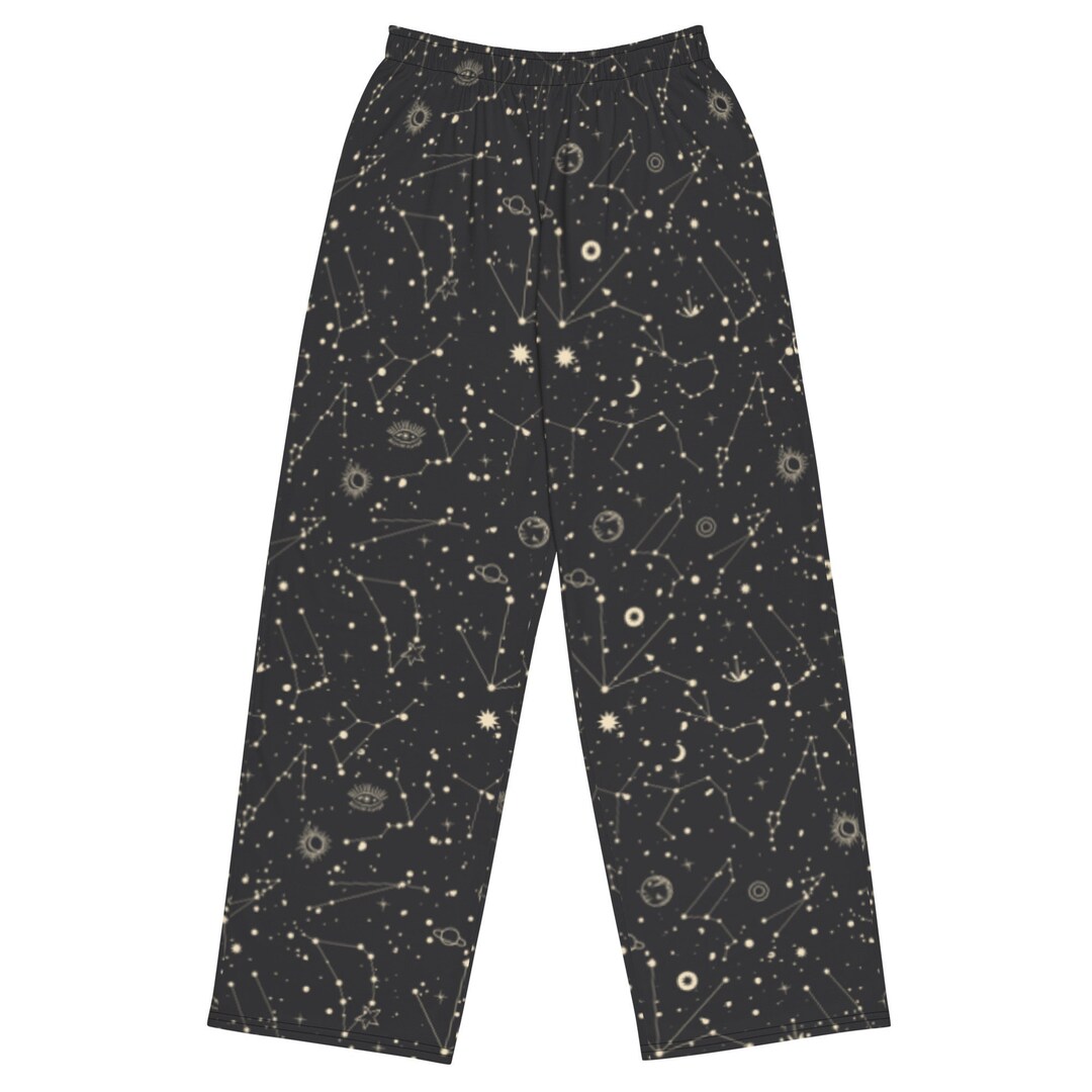 Constellations * Celestial Vibes * All-over Print Unisex Wide-leg Pants ...