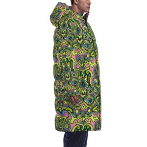Psychedelic Time Flow *men's & Woman's Down Jacket*puffer Coat~ Trippy ...