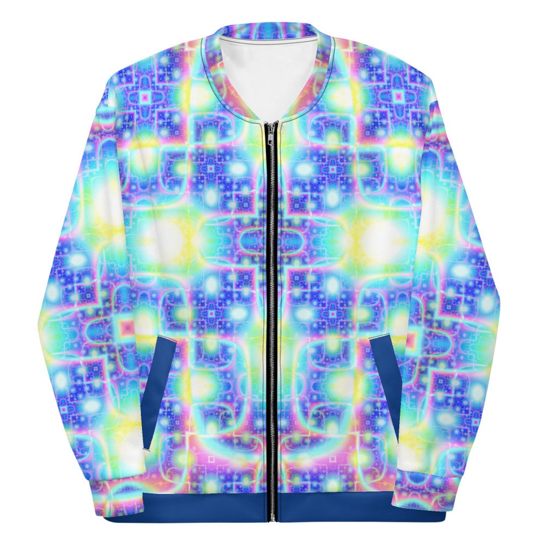 Astral Projection Psychedelic Trippy Men's & Woman's Bomber Jacket ...