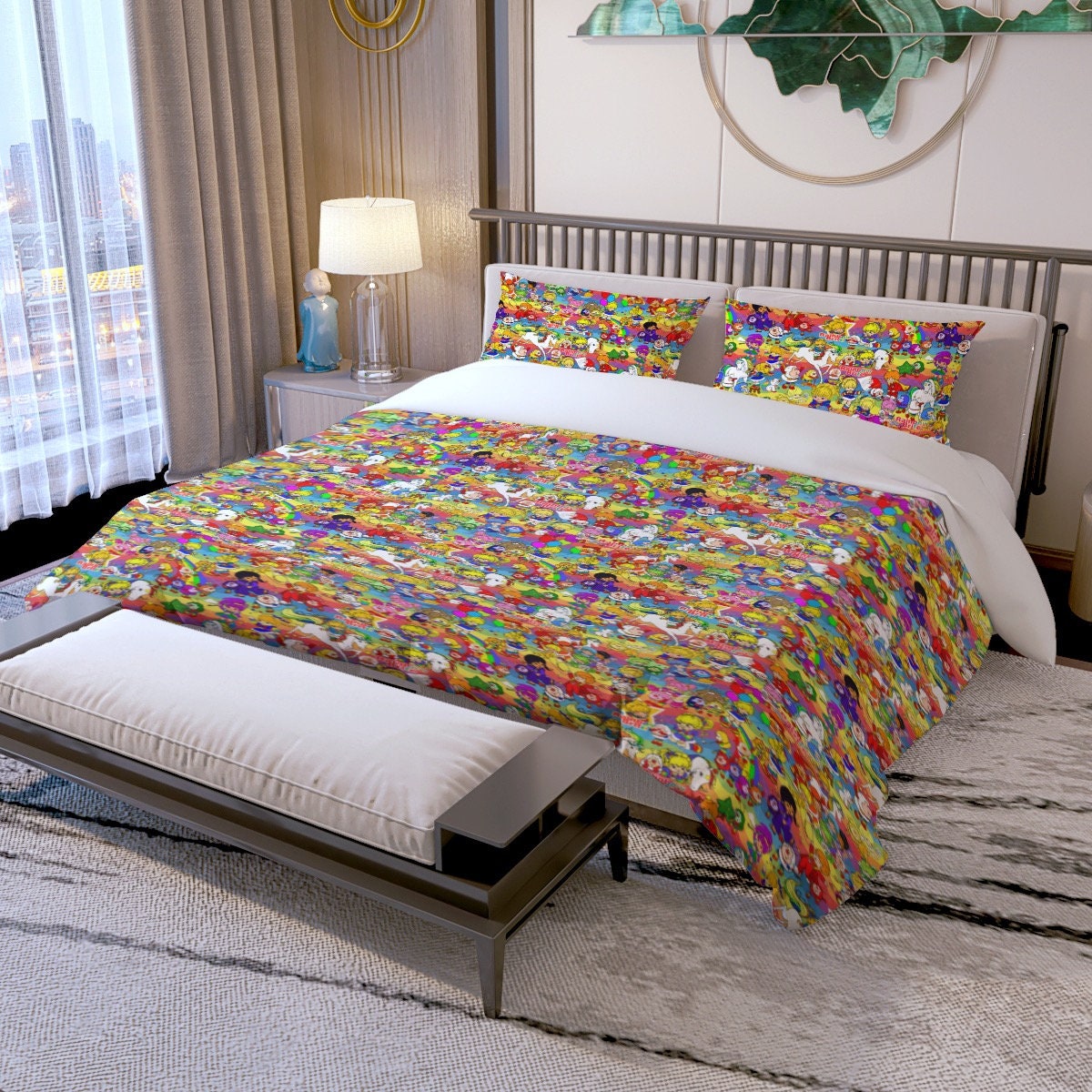 Rainbow Brite 80's Cartoon Quilt & Pillow Cases LGBTQ PRIDE Super Fun ...