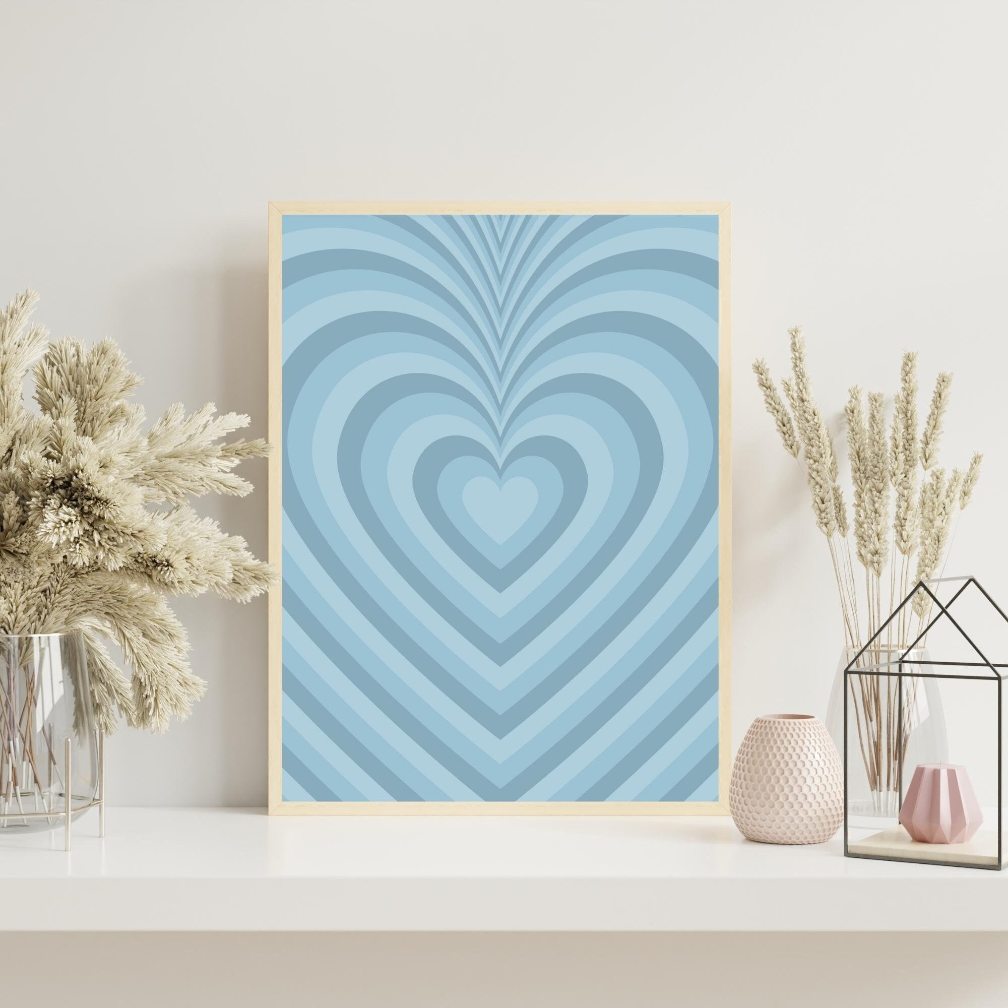 Blue Danish Pastel Set of 3 Printable Wall Art Soft - Etsy