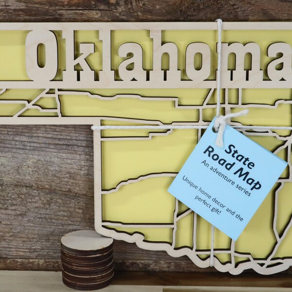 Oklahoma State Picture Frame - Etsy
