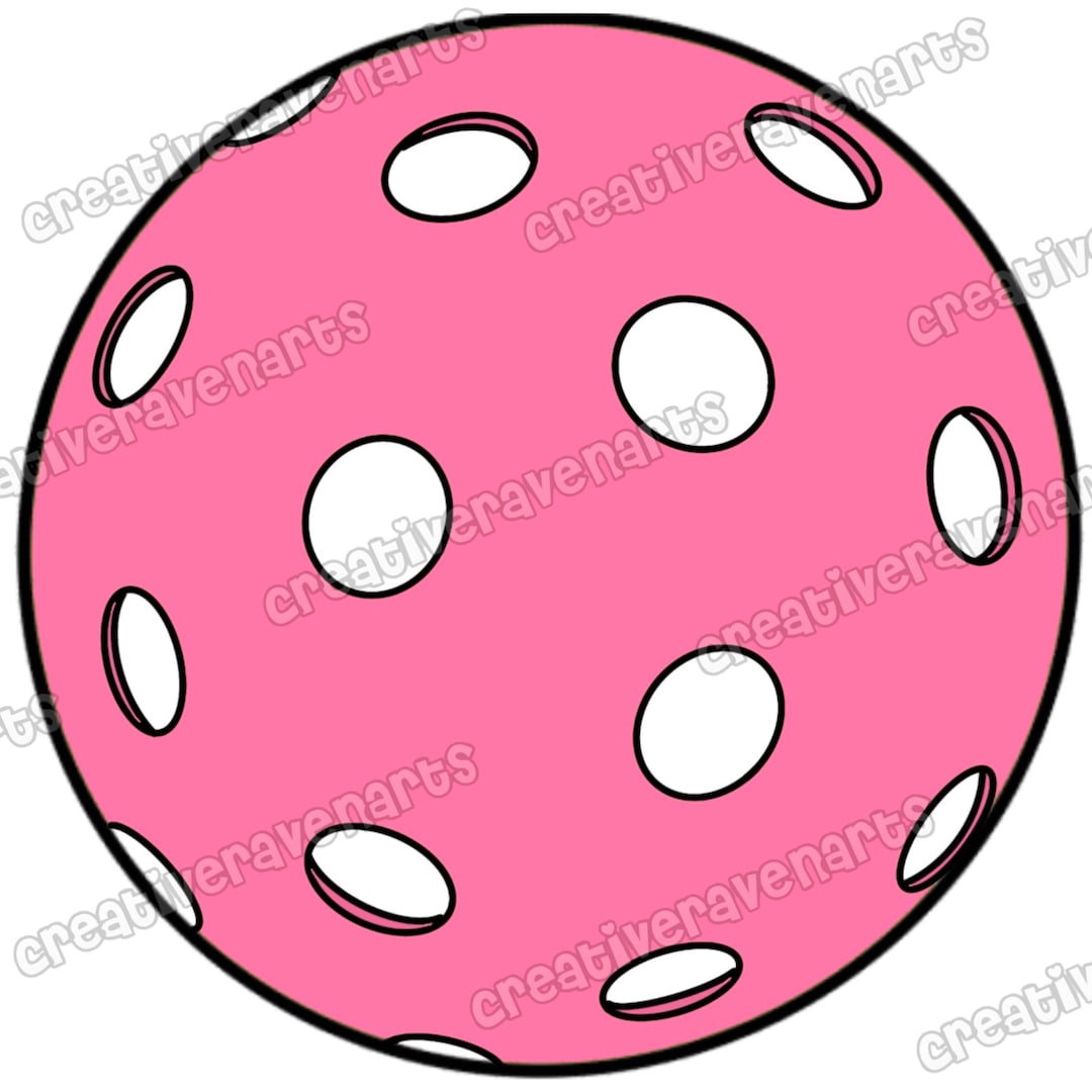 Pickleball Pink PNG JPEG Design Decal Instant Download - Etsy