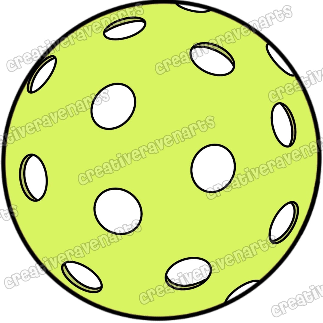 Pickleball PNG JPEG Cut Out Decal Transparent Background - Etsy