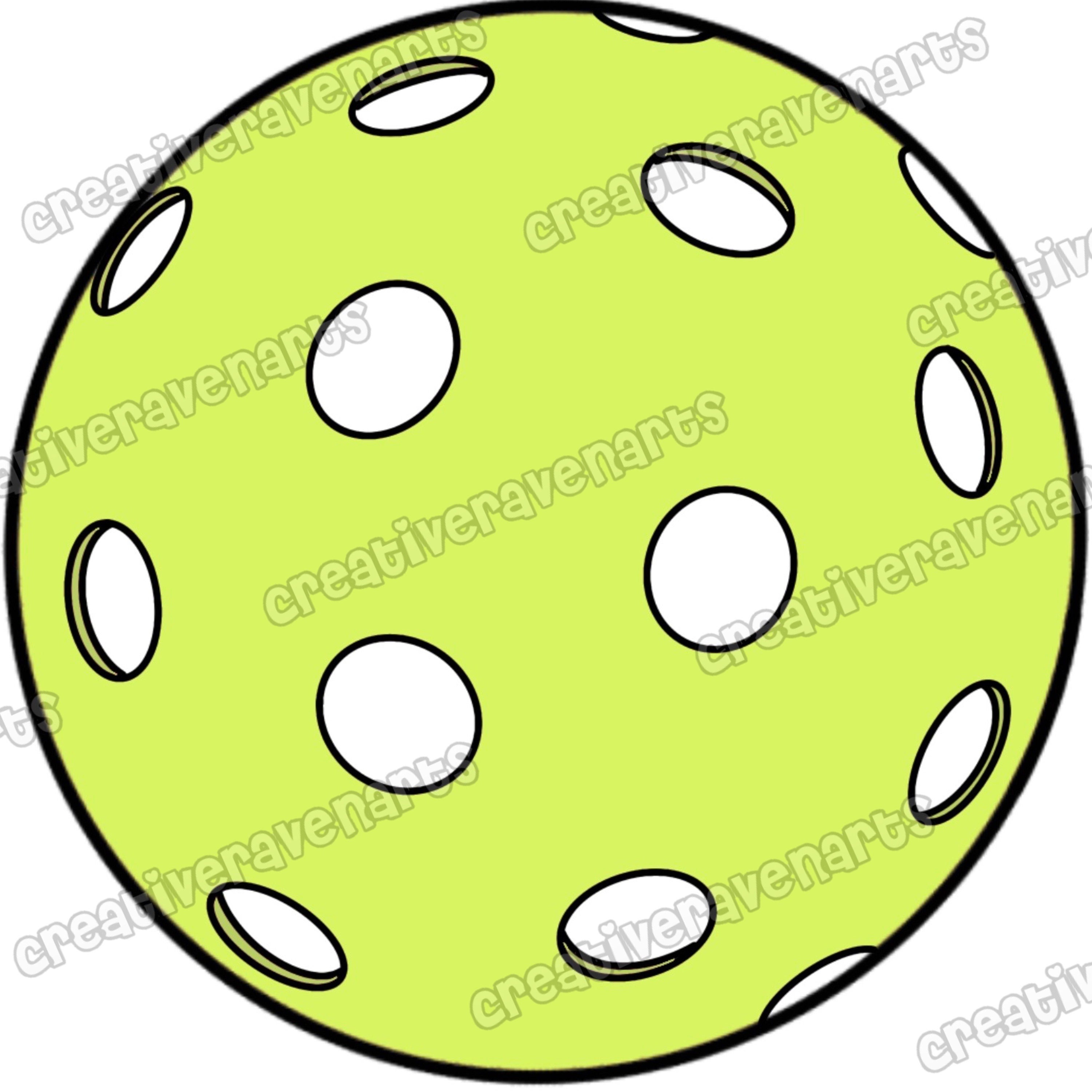 Pickleball PNG JPEG Cut Out Decal Transparent Background - Etsy