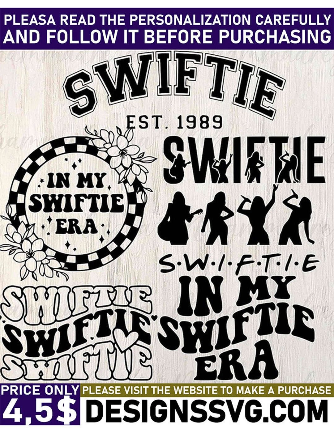 Taylor Bundle SVG, Swiftie SVG, in My Swiftie Era Svg, Swiftie Era Svg ...