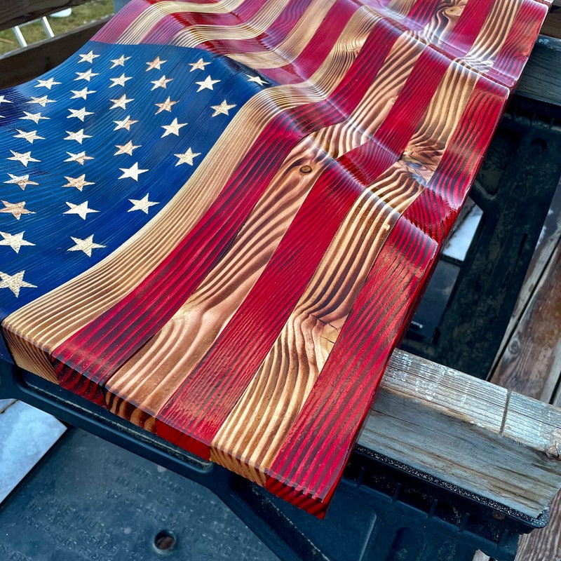 Wood American Flag - Etsy