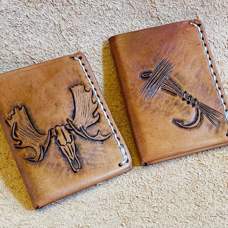Hand Tooled Wallet - Etsy