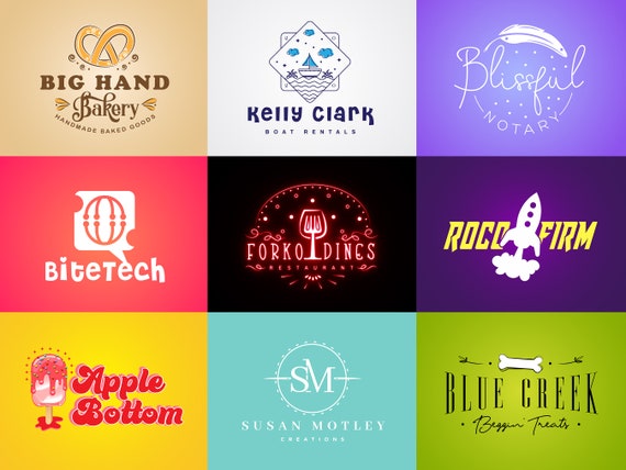 I Will Create Custom Logo Design Modern and Creative Logo for - Etsy