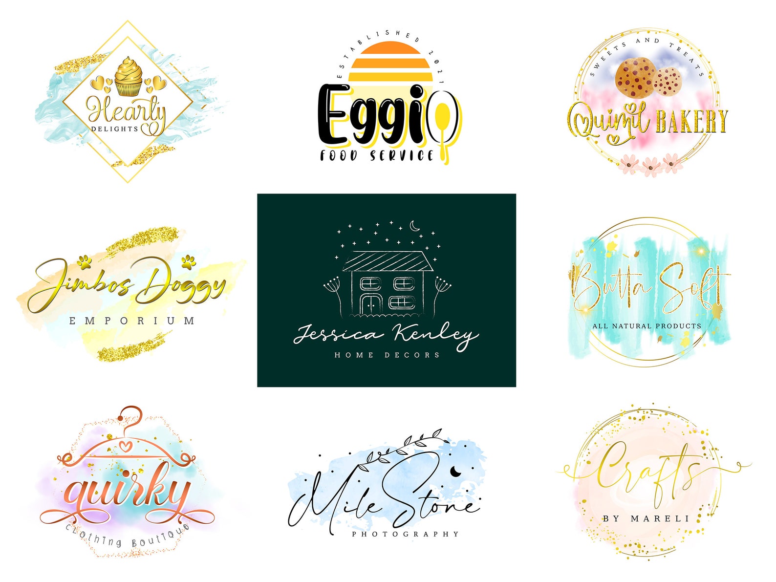 Logo Designer for Small Business Professional Logo and Logo | Etsy