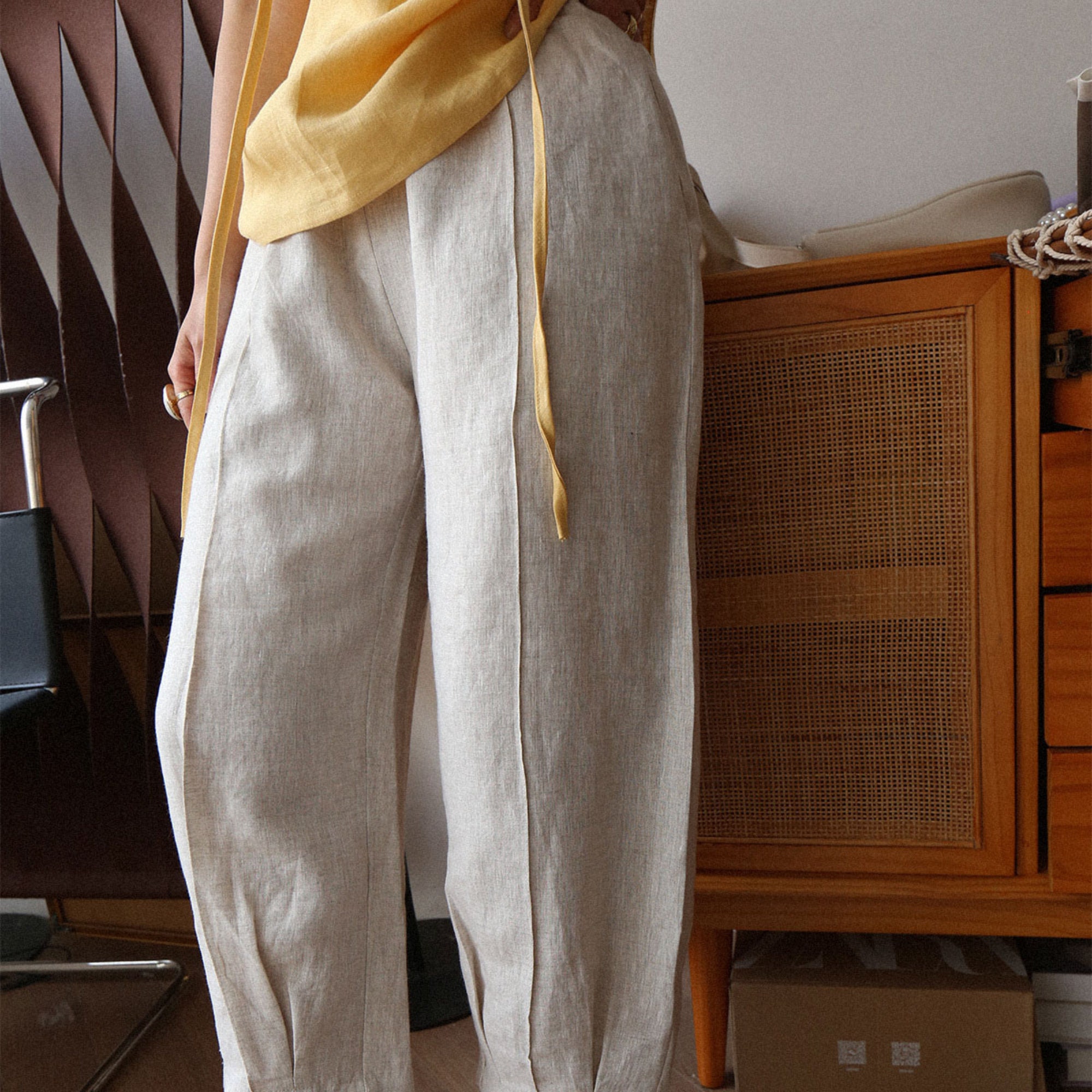 100% Hemp Trouser for Women-eco Friendly Hemp Clothing - Etsy