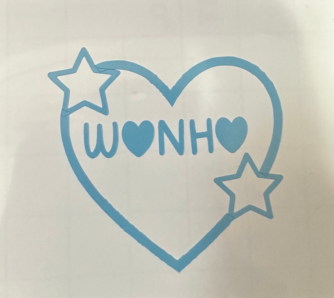 Wonho Light Stick Decal - Etsy