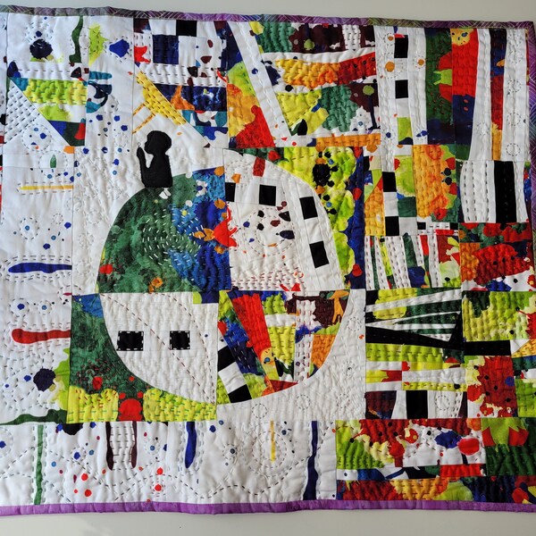 Abstract Art Quilt - Etsy