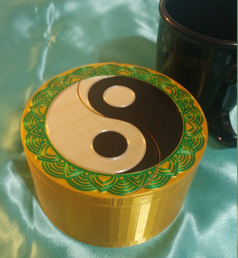 Keepsake Box Yin Yang Mechanical II - Etsy