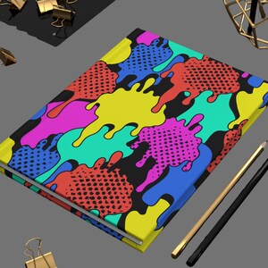Graffiti Hardcover Journal, Pop Art Notebook, College Journal, Abstract ...