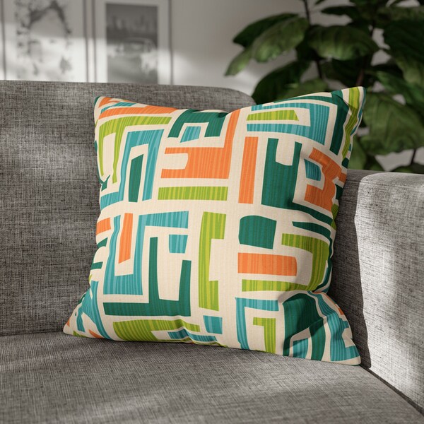 Mid Century Modern Pillow Covers - Etsy