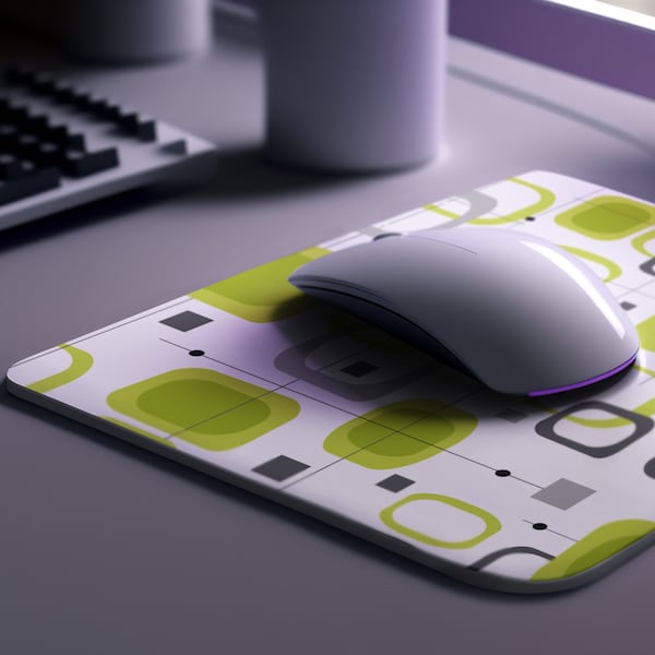 Mid Century Mouse Pad - Etsy