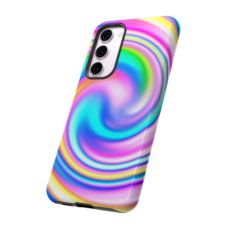 Android Retro Rainbow Swirl Phone Cases, Vintage 70s, Psychedelic ...